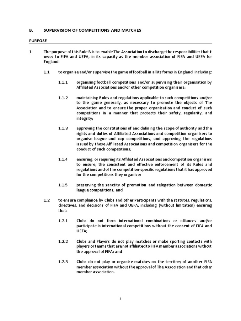 Fa Rule B October 2021 Fa Handbook Version | PDF | Regulatory ...