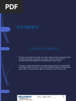 Tipos de Cheques y Ejemplos | PDF | Cheque | Bancos