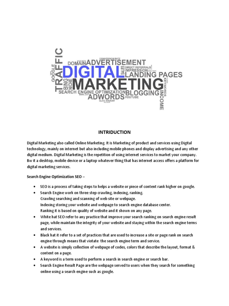 Digital Marketing | PDF