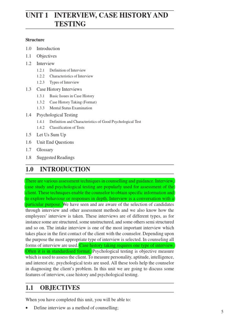 Exploring Effective Assessment Techniques: An Overview of Interviewing ...