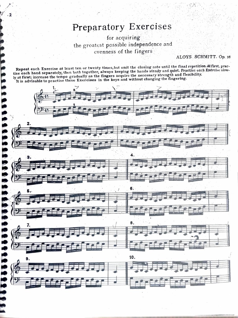 Método para Piano Schmidt | PDF