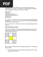 Rubik's Cube Instructable | PDF | Logic Puzzles | Teaching Mathematics