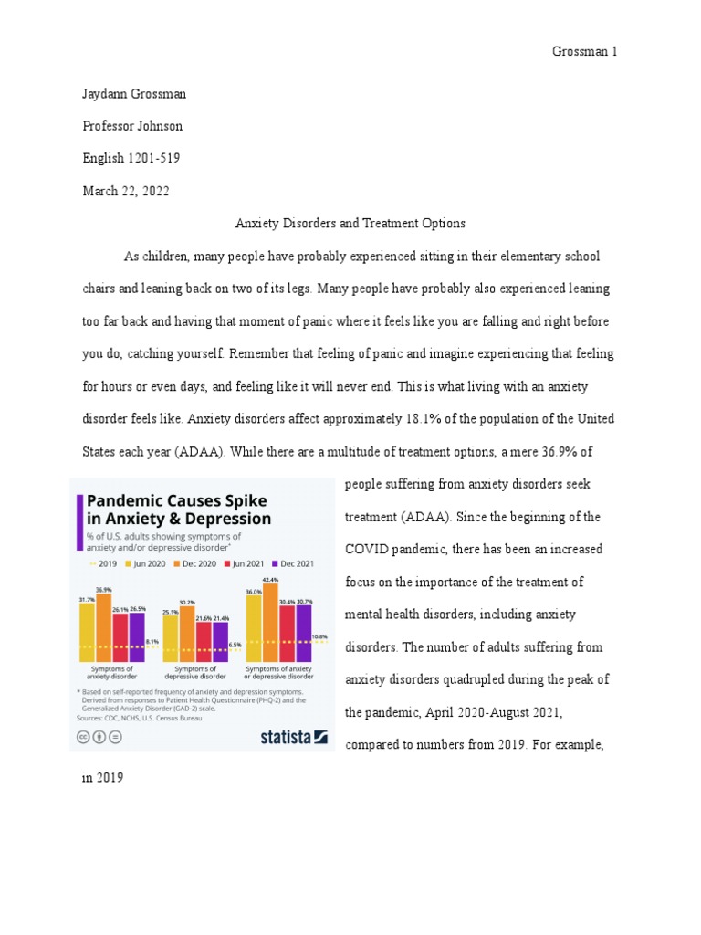 Final Draft - Research Paper | PDF | Anxiety Disorder | Selective ...