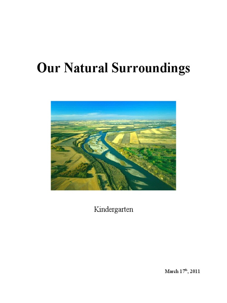 Kindergarten Science Unit - Our Natural Surroundings | PDF | Lesson ...