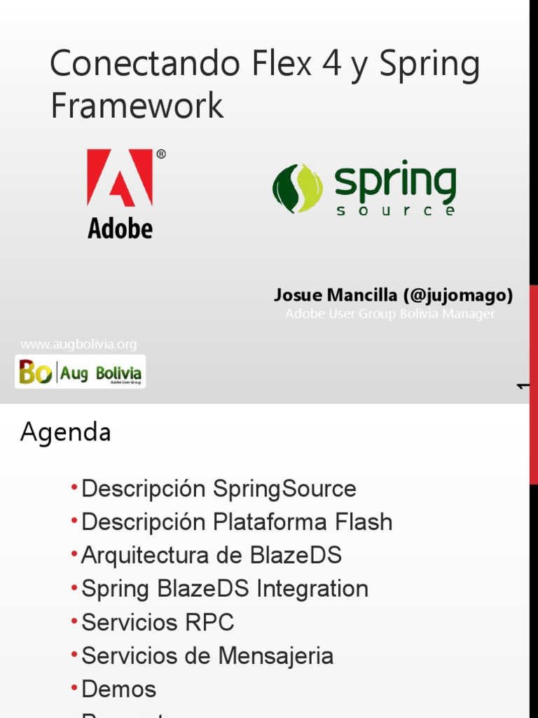 Flex y Spring Framework | PDF | Apache Flex | Spring Framework Flex y Spring Framework | PDF | Apache Flex | Spring Framework