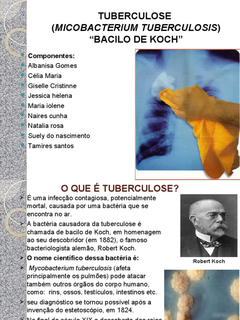 Entenda a Tuberculose: Causas e Sintomas | PDF | Tuberculose ...