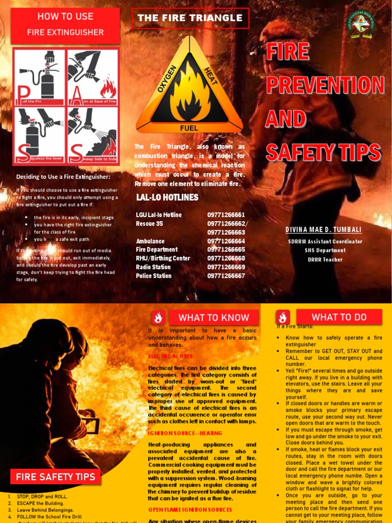 How To Use: The Fire Triangle | PDF | Fires | Smoke