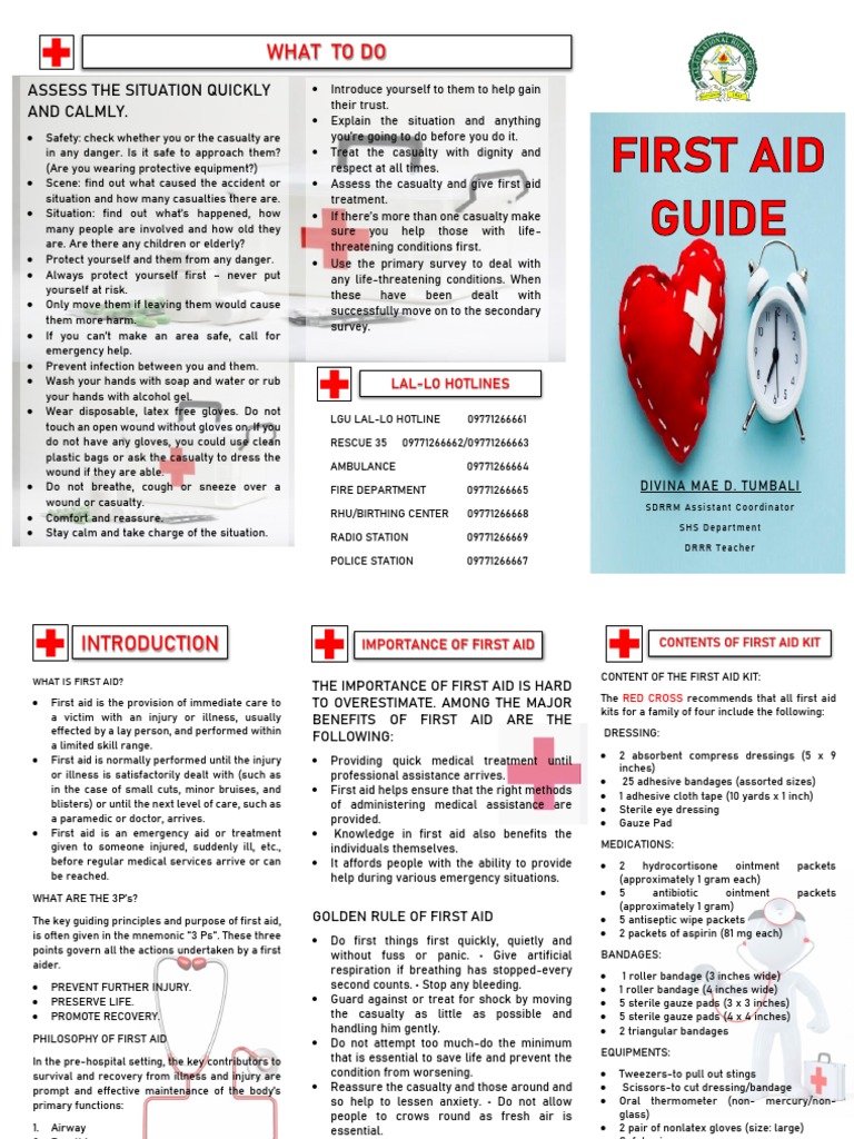 What To Do: Assess The Situation Quickly and Calmly | PDF | First Aid ...
