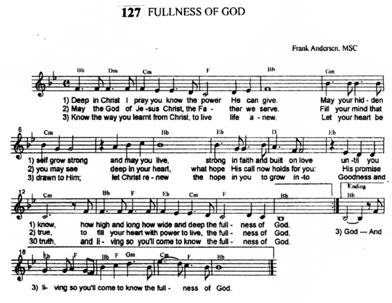 Fullness of God | PDF