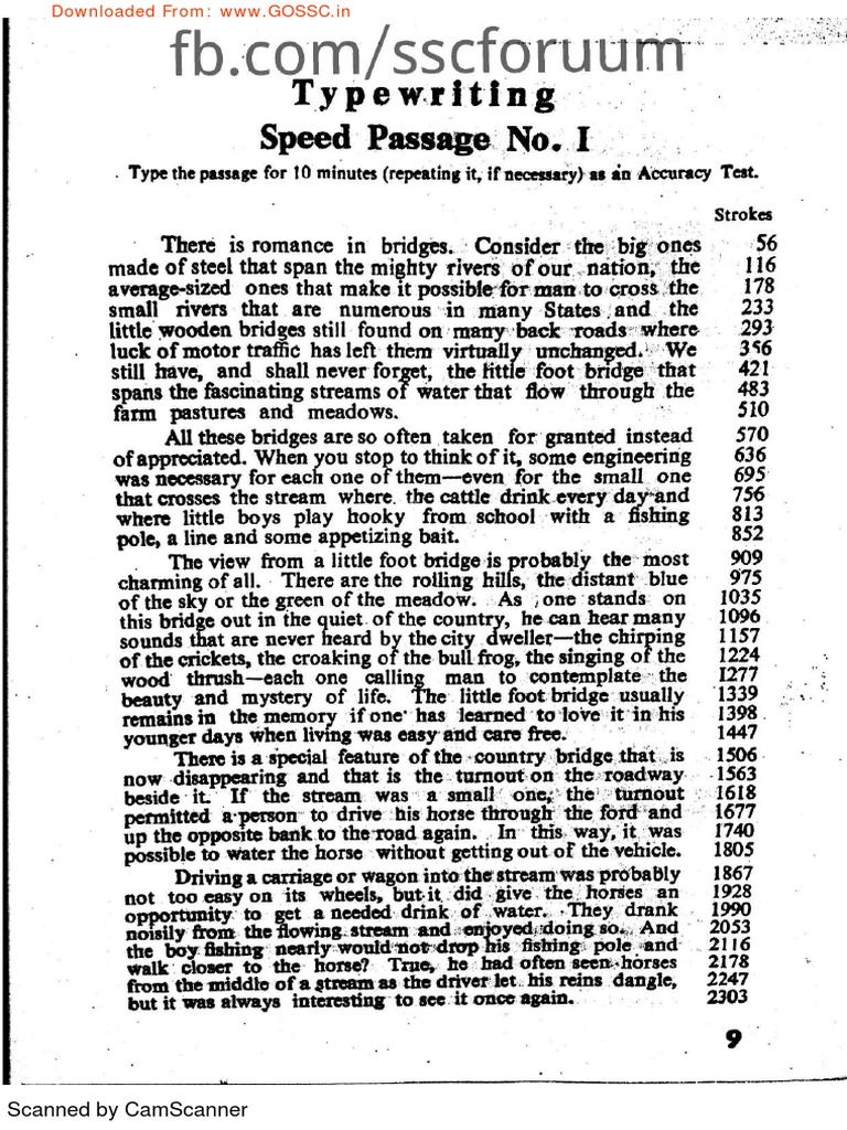 Typing Material | PDF