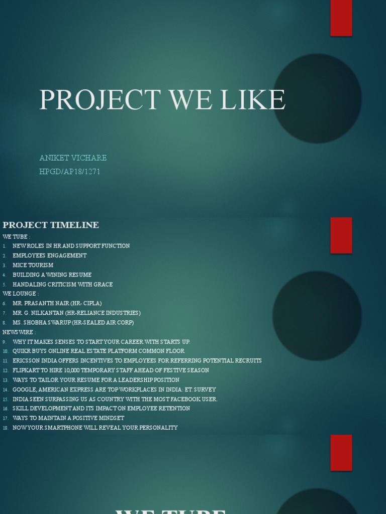 1st Year Project | PDF | Recruitment | Employment
