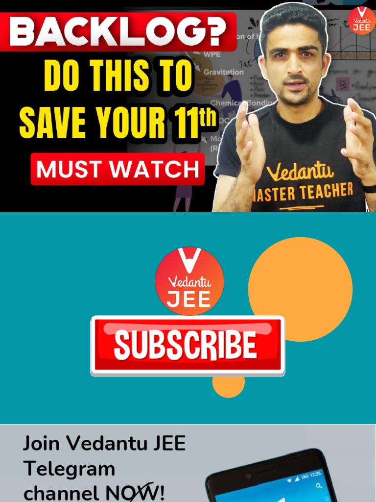 Backlog +do+this+to+save+your+11th+class | PDF | Chemistry | Physics