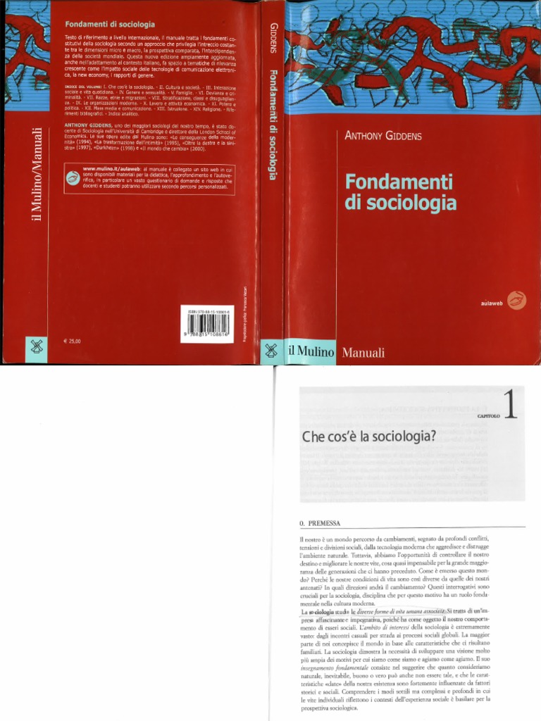 Fondamenti Di Sociologia Giddens | PDF