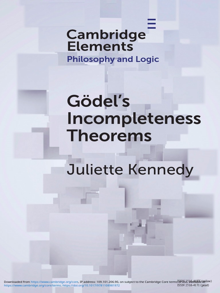 Godels Incompleteness Theorems | PDF