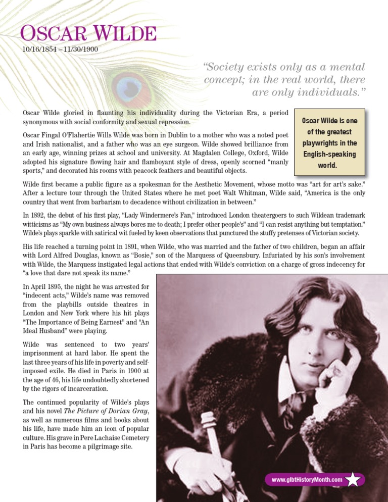 Oscar Wilde | PDF | Oscar Wilde