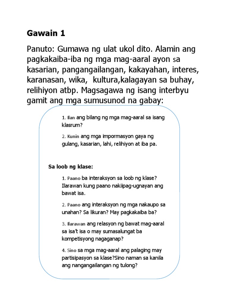 Field Study 1 Episode 3 | PDF