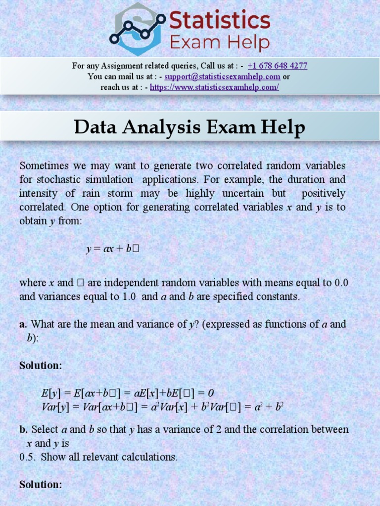 Generating Correlated Random Variables | PDF | Standard Deviation ...