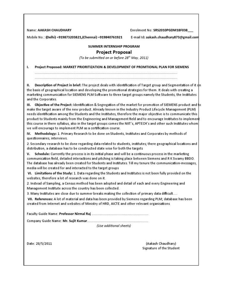 Project Proposal | PDF | Product Lifecycle | Target Audience