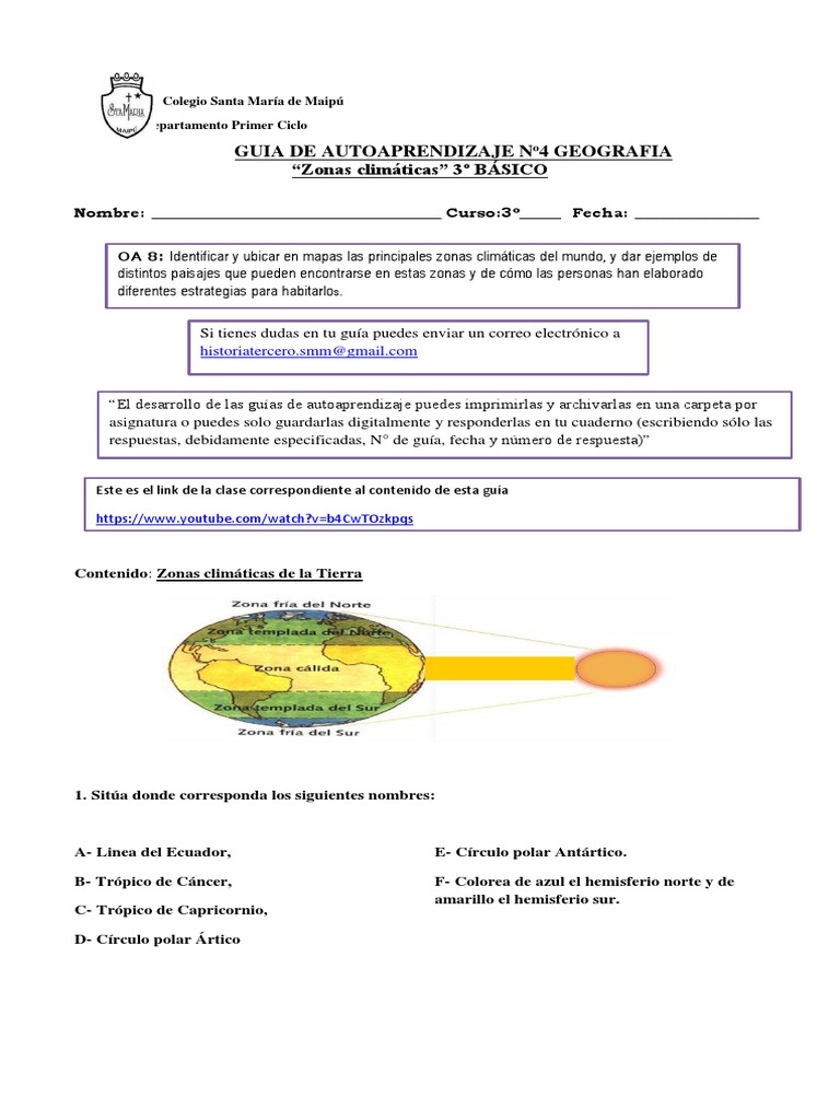 Zonas Climaticas Guias. | PDF