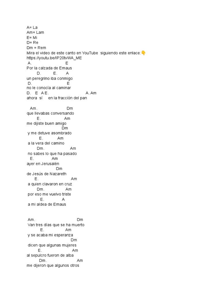 Por La Calzada de Emaus | PDF