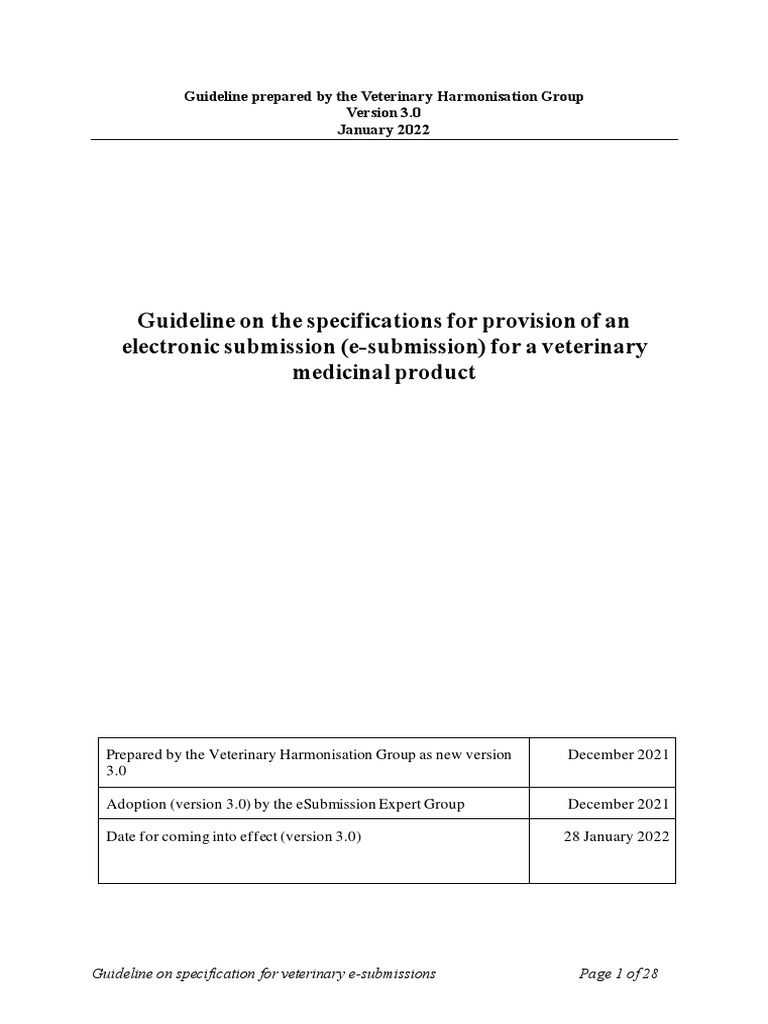 E Submission GL V3.0 | PDF | Computer File | Hyperlink