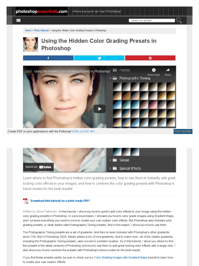 WWW Photoshopessentials Com Photo Editing Using The Hidden P | PDF ...