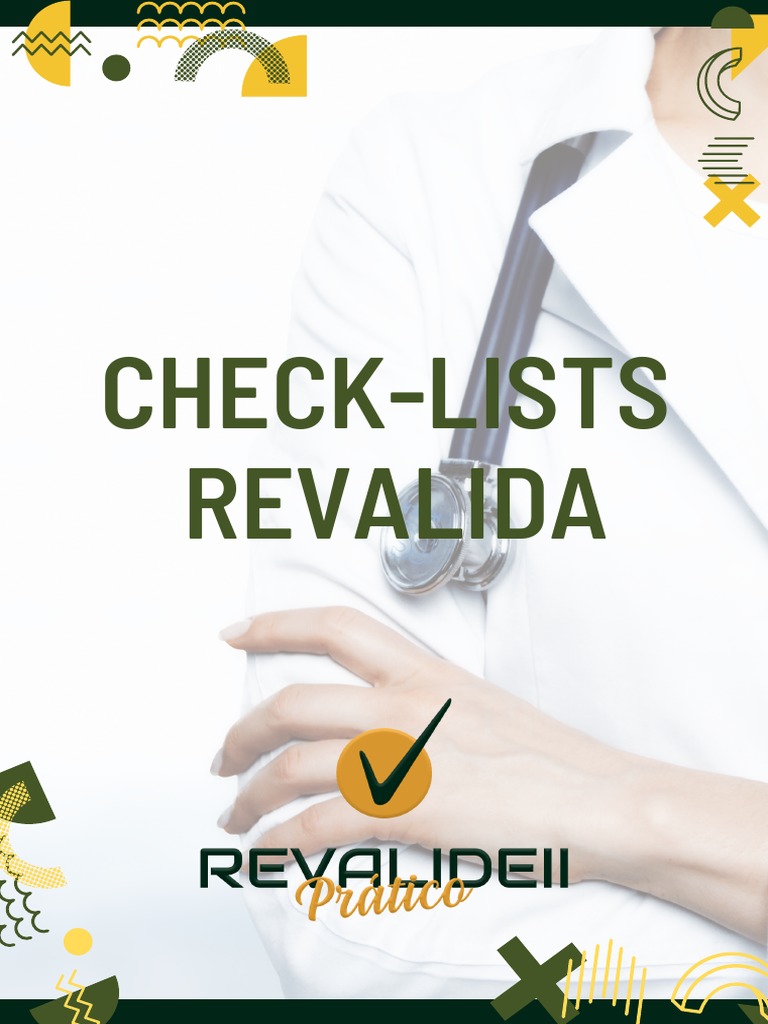 Check-lists da Prova Prática Revalida | PDF | Médico | Conhecimento