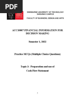 PAS 7 Reviewer (With Answers) | PDF | Cash Flow Statement | Dividend