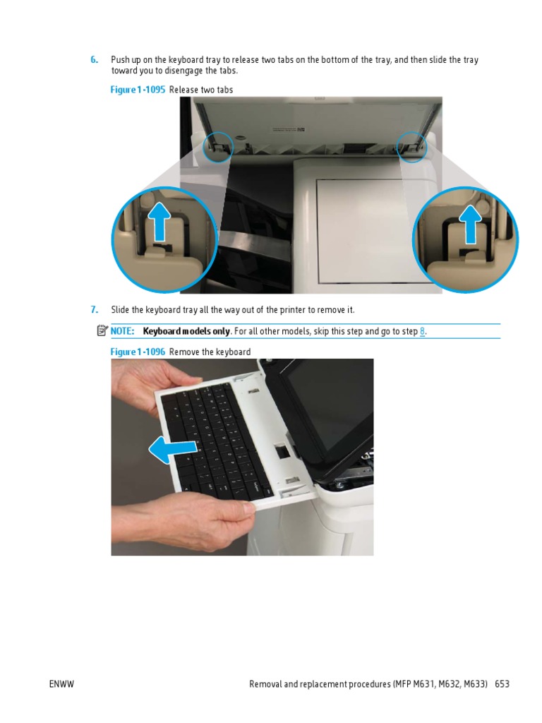 HP LaserJet Enterprise M607 - M608 - M609. MFP M631 Repair Manual ...