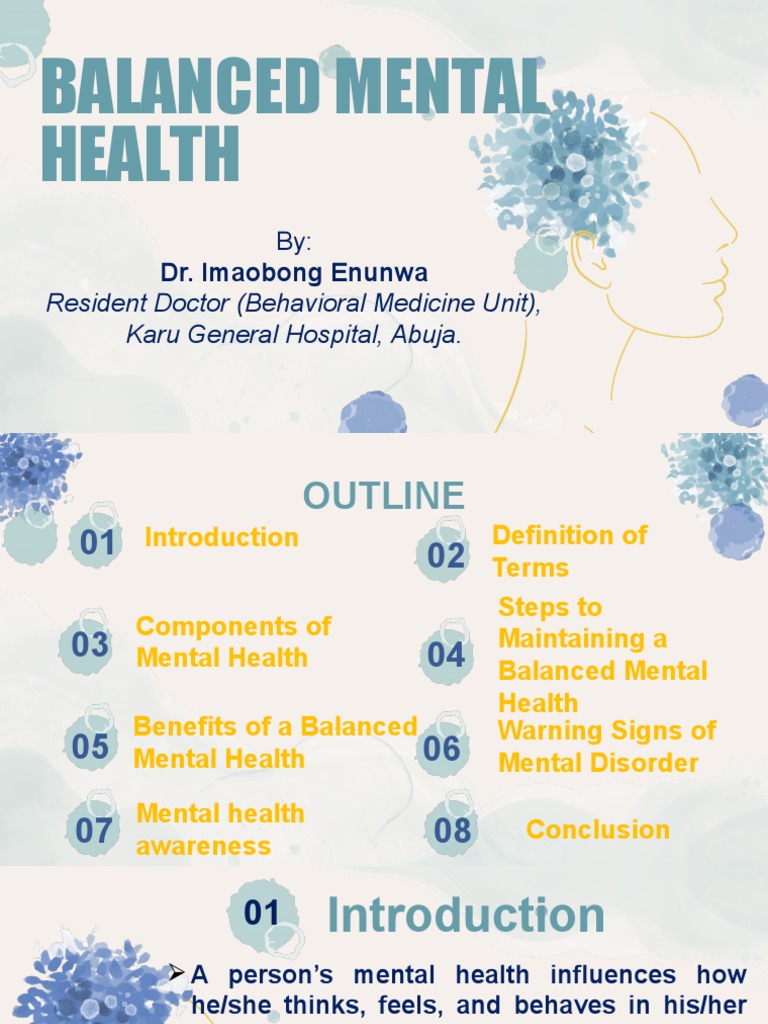 Mental Health Presentation - by Imaobong Enunwa | PDF | Mental Health ...
