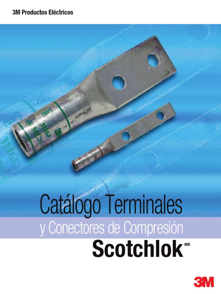 Catálogo de terminales y conectores de compresión Scotchlok de 3M: una ...