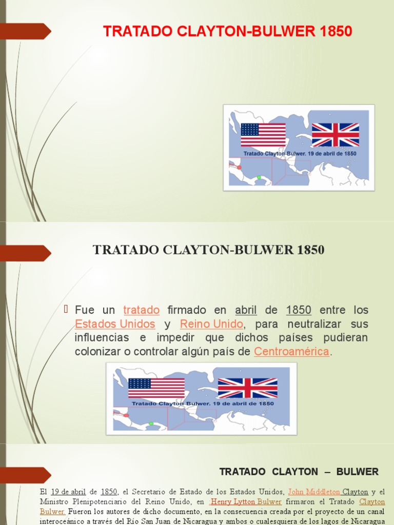 Tratado Clayton-Bulwer | PDF | Ley internacional | Políticas globales
