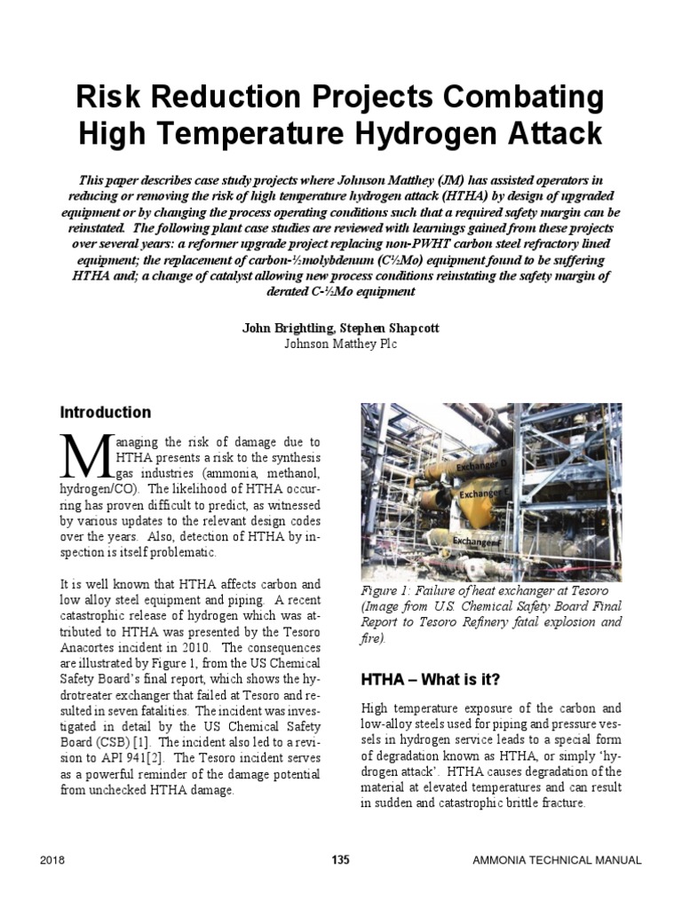018 - 3E - Paper Api 941 Acidente | PDF | Steel | Ammonia