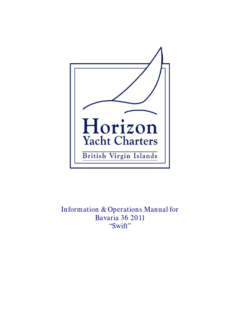 Bavaria 36 2011 Swift Ops Manual | PDF | Anchor | Refrigerator