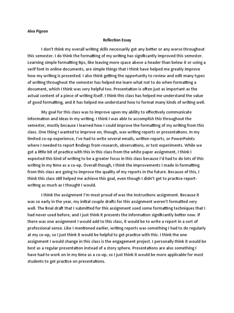 Reflection | Download Free PDF | Cognition | Behavior Modification