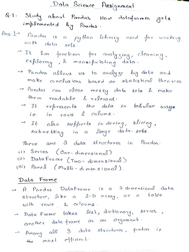 Data Science Assignment | PDF