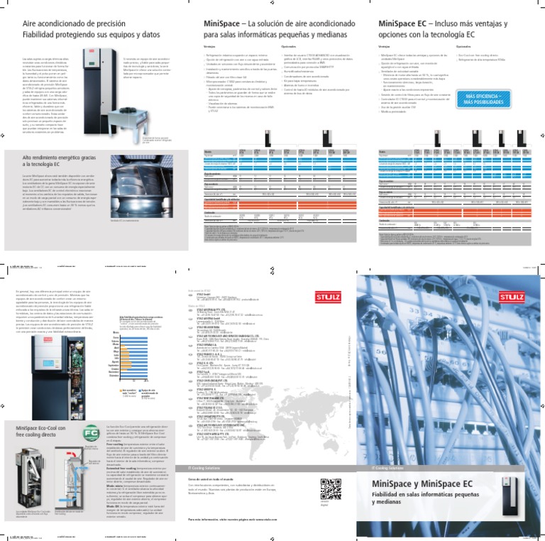 Stulz Ccu 121a | PDF | Aire acondicionado | Dispositivo de carga acoplada