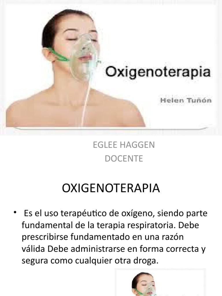 OXIGENOTERAPIA | PDF
