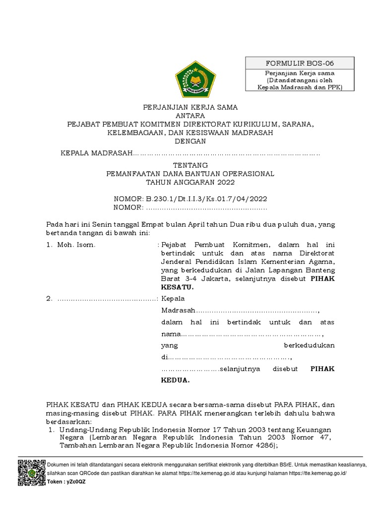 PKS - PPK Dan Madrasah | PDF