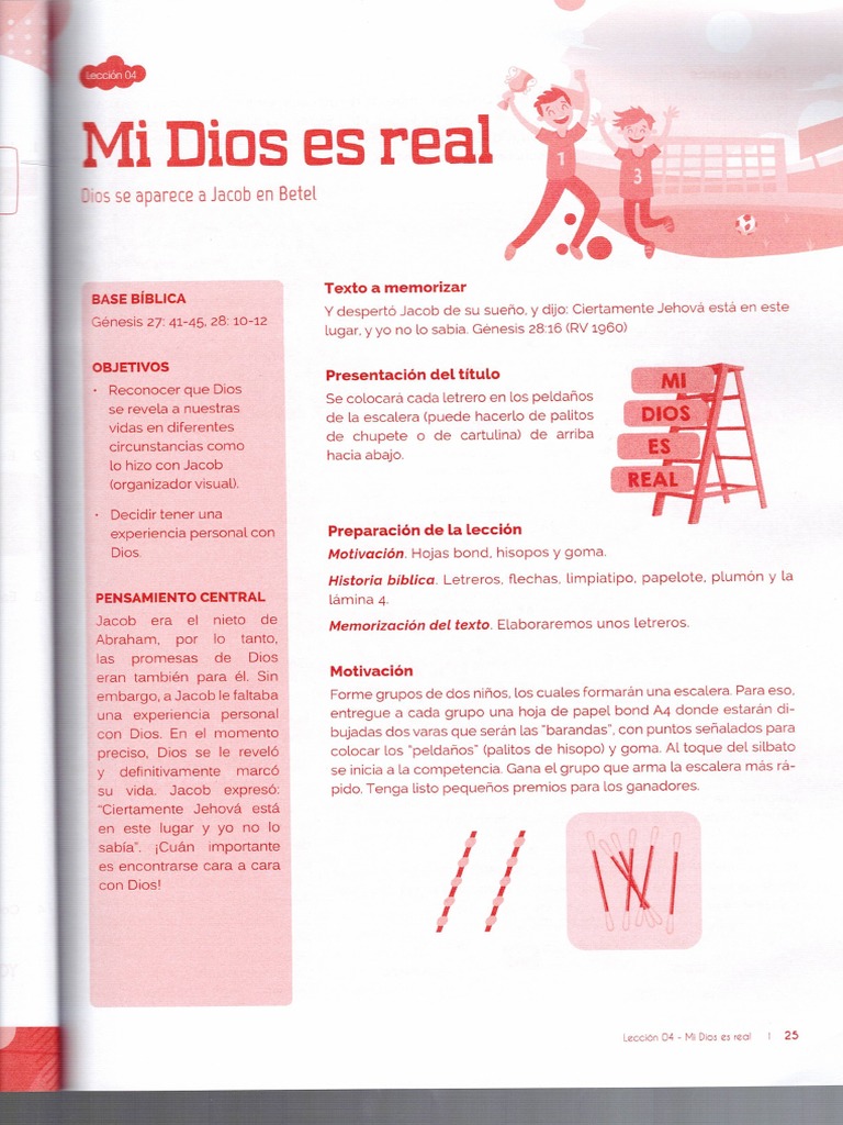 Leccion 4 Mi Dios Es Real | PDF