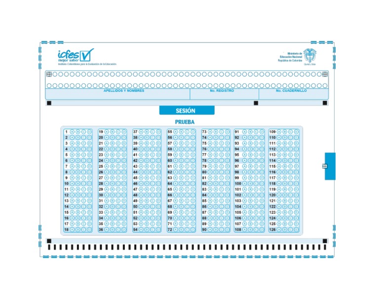 Hoja de Respuestas ICFES | PDF