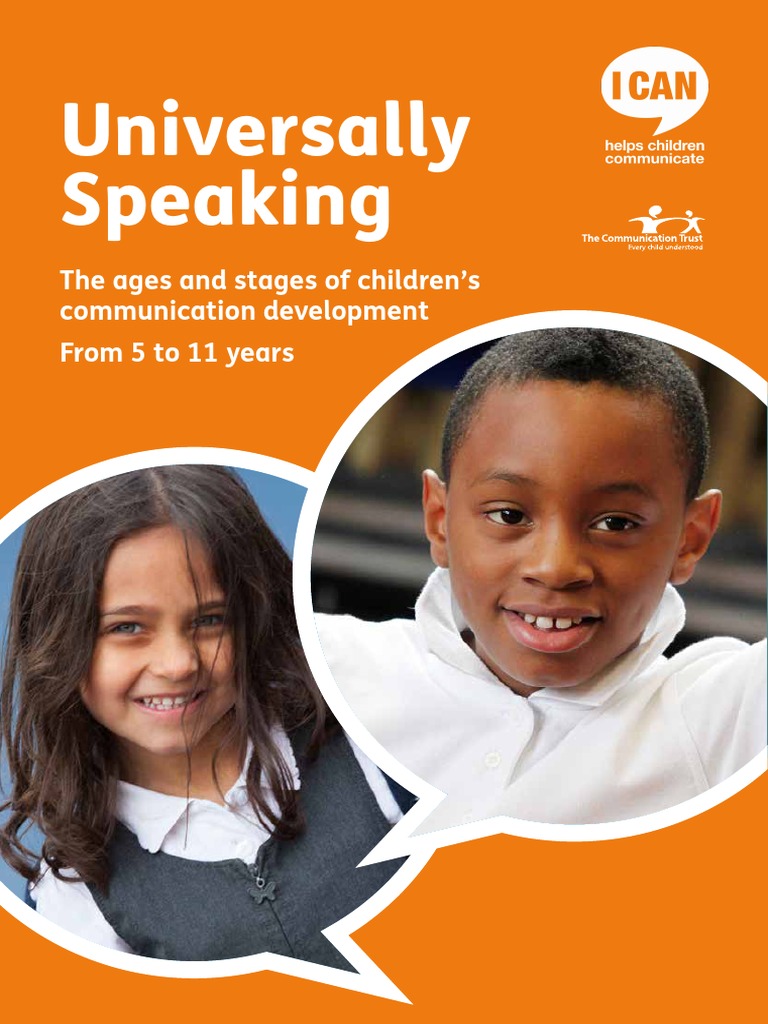 Universally Speaking: The Ages and Stages of Children's Communication ...
