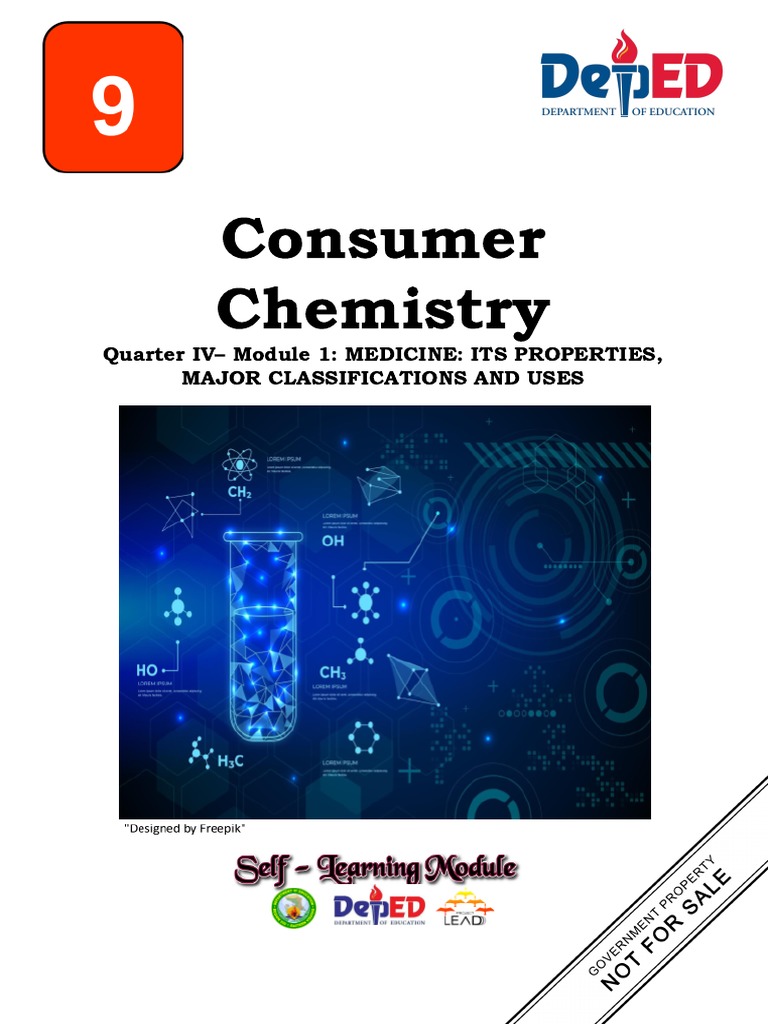 Q4 - Module1 Consumer Chemistry | PDF | Solubility | Chemical Bond