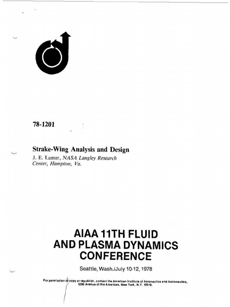 Strake-Wing Analysis and Design | PDF | Aviation | Flight