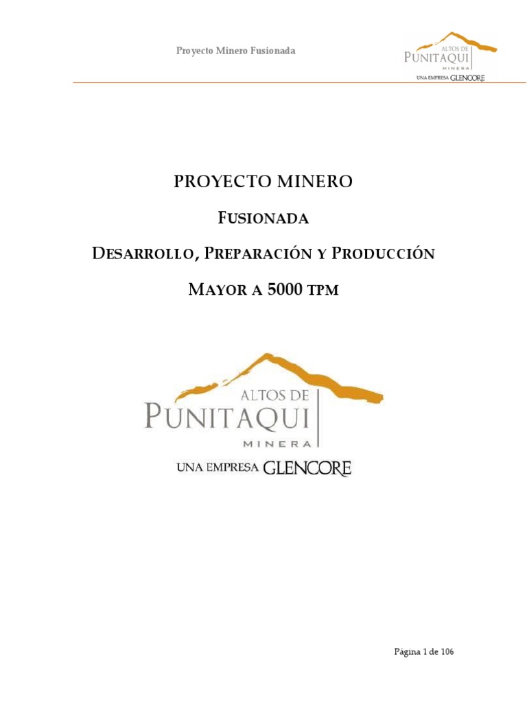 Plan de Minado - V7 - JC - LE 25 Mayo | PDF | Roca (geología) | Minería
