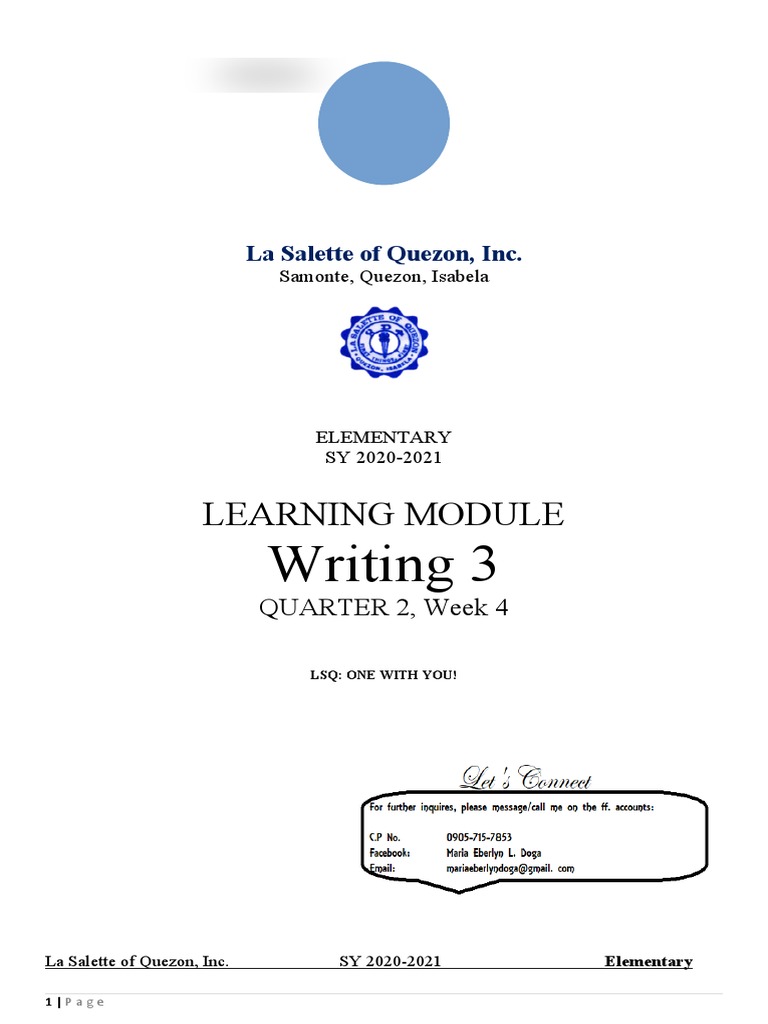 Learning Module on Tracing and Practicing Uppercase and Lowercase ...