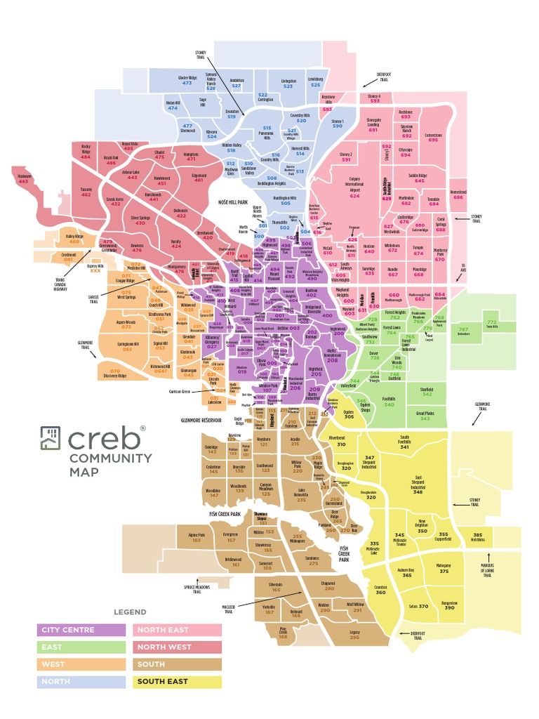 Calgary Community Map 2023 | PDF