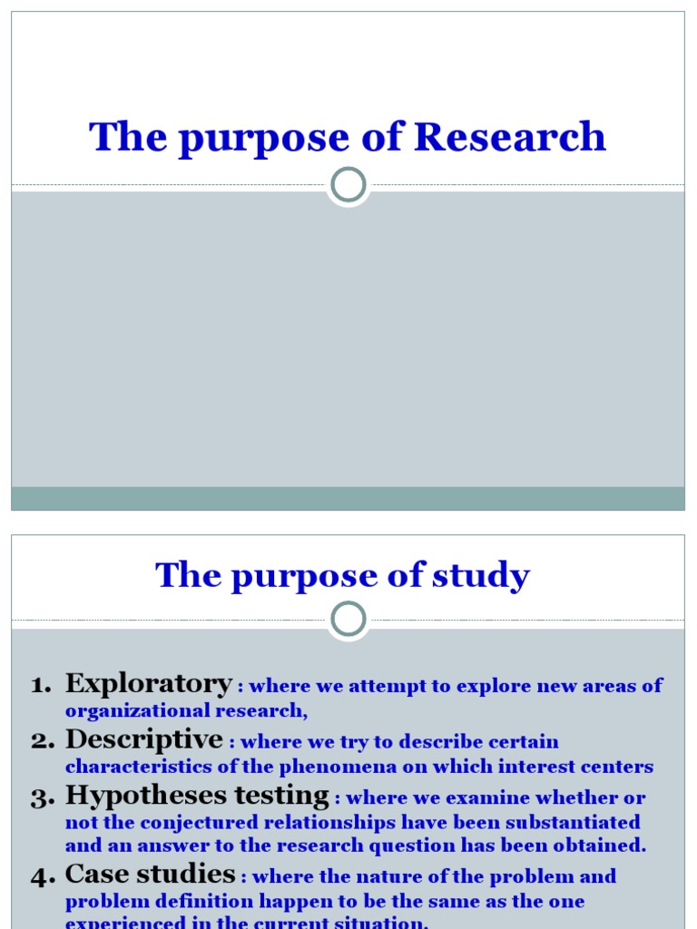 Exploratory-Explanatory Research | Download Free PDF | Cognition ...