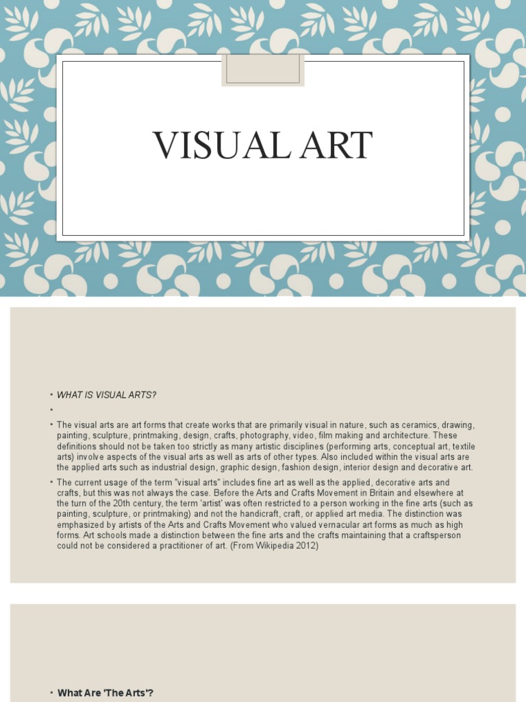 VISUAL Art | PDF | Perspective (Graphical) | Color