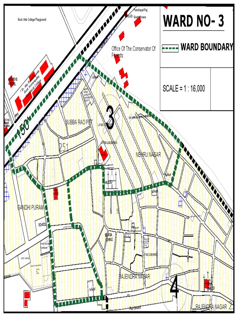 Forests Office of The Conservator Of: Ward Boundary | PDF